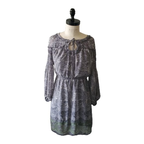 Studio M | Dresses | Studio M Dress Black Paisley Print Xs | Poshmark